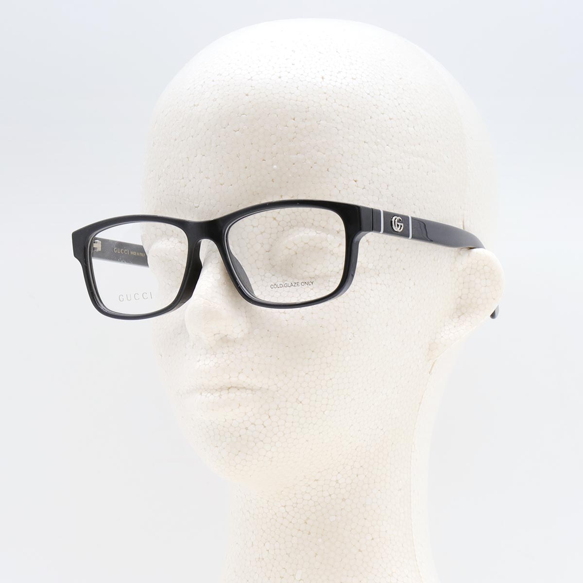 グッチ 伊達メガネ メンズ スクエア GG ブラック&トランスペアレントクリア GG0640OA 001 GUCCI |ブランド腕時計通販なら「 ブルークウォッチカンパニー 心斎橋店」