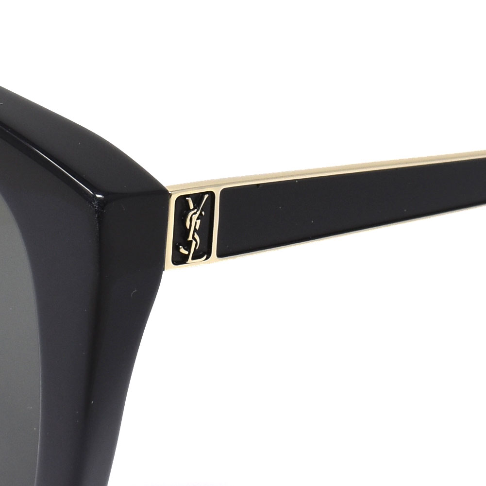 サンローランパリ (イヴサンローラン) サングラス メンズ レディース ウェリントン UVカット YSL ブラック&グレー SL M 71 K ...