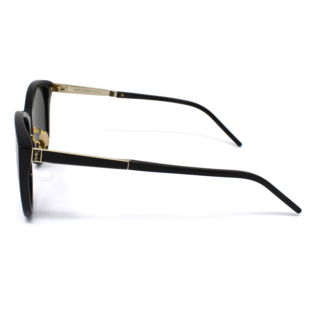 サンローランパリ (イヴサンローラン) サングラス メンズ レディース ウェリントン UVカット YSL ブラック&グレー SL M 71 K ...