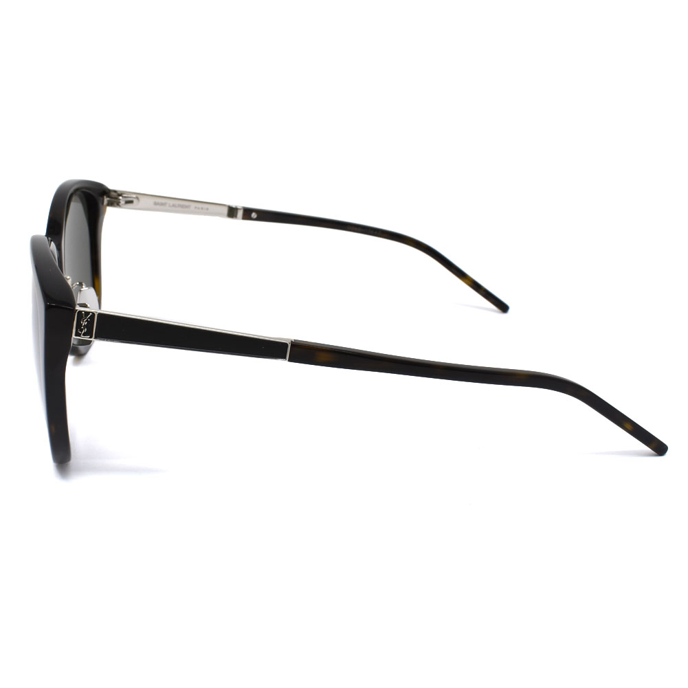サンローランパリ (イヴサンローラン) サングラス メンズ レディース べっ甲 ウェリントン UVカット YSL ハヴァナマーブルブラウン ...